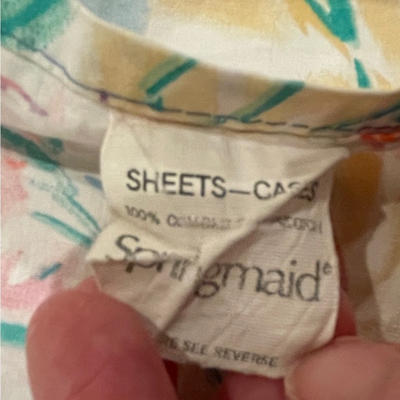 Springmaid | Bedding | Vintage Springmaid 99s Twin Floral Sheets Fitted ...